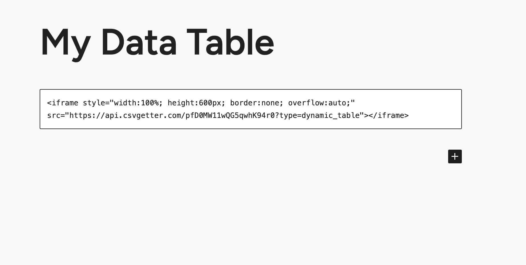 Create Sortable Tables in Wordpress