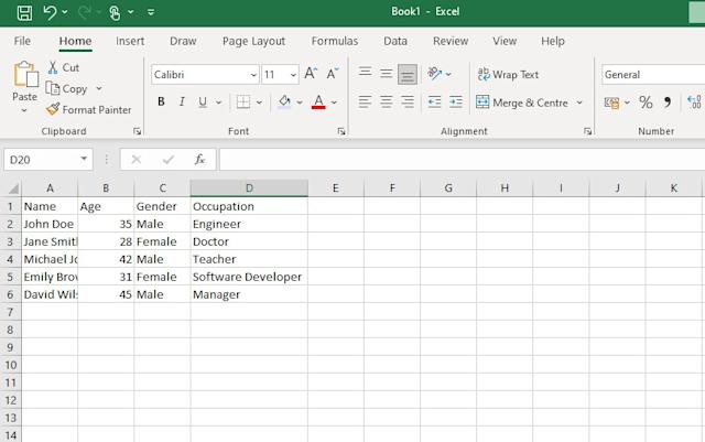 How to import a CSV into Excel
