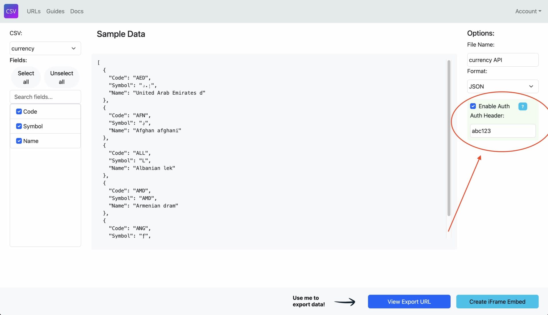 Authorization Bearer Token Example