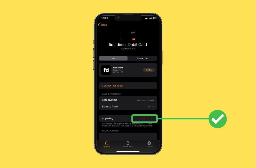 Finding DPAN number on Apple Watch | Bee Network | Powered by TfGM