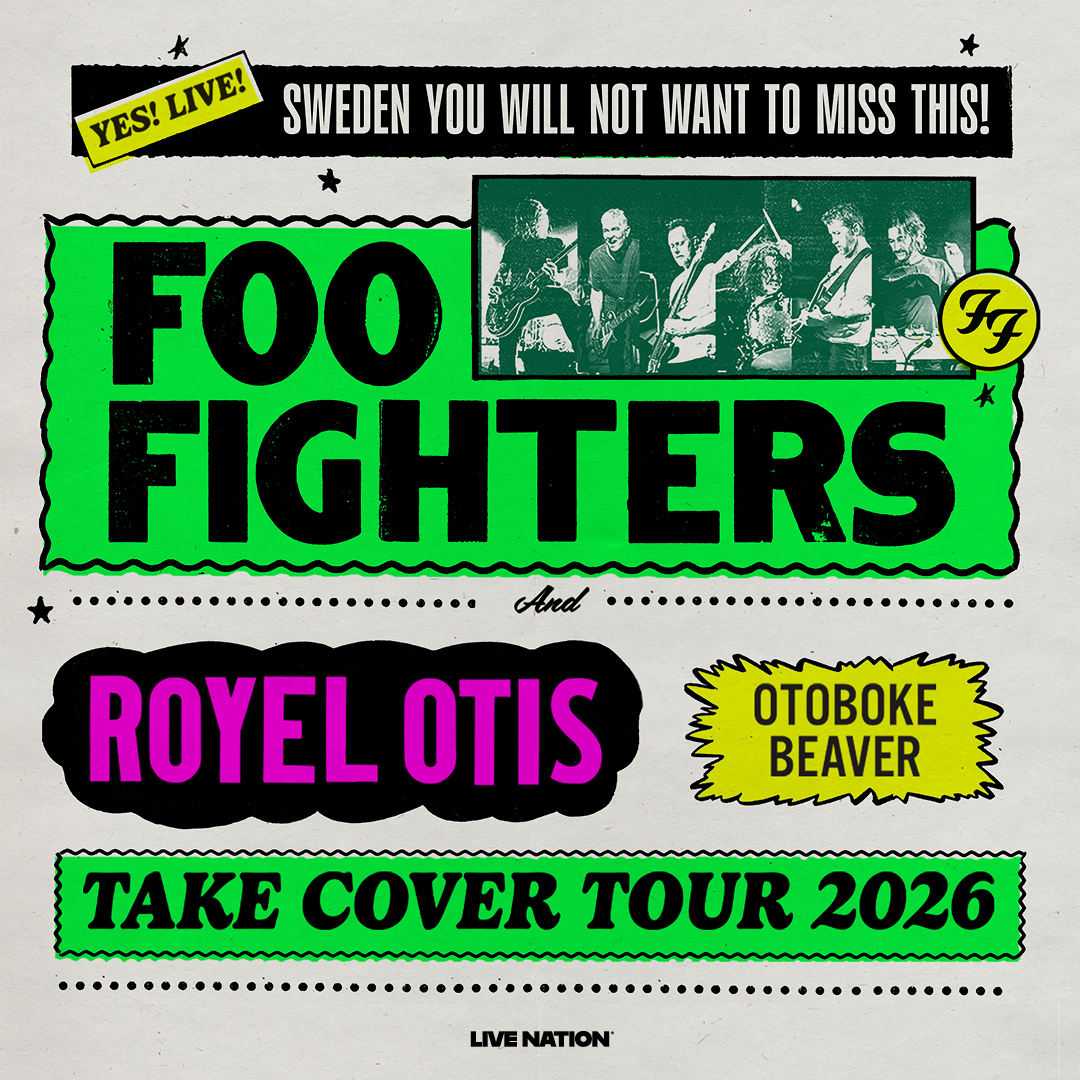 Presale for Foo Fighters in Oslo and Stockholm | Strawberry