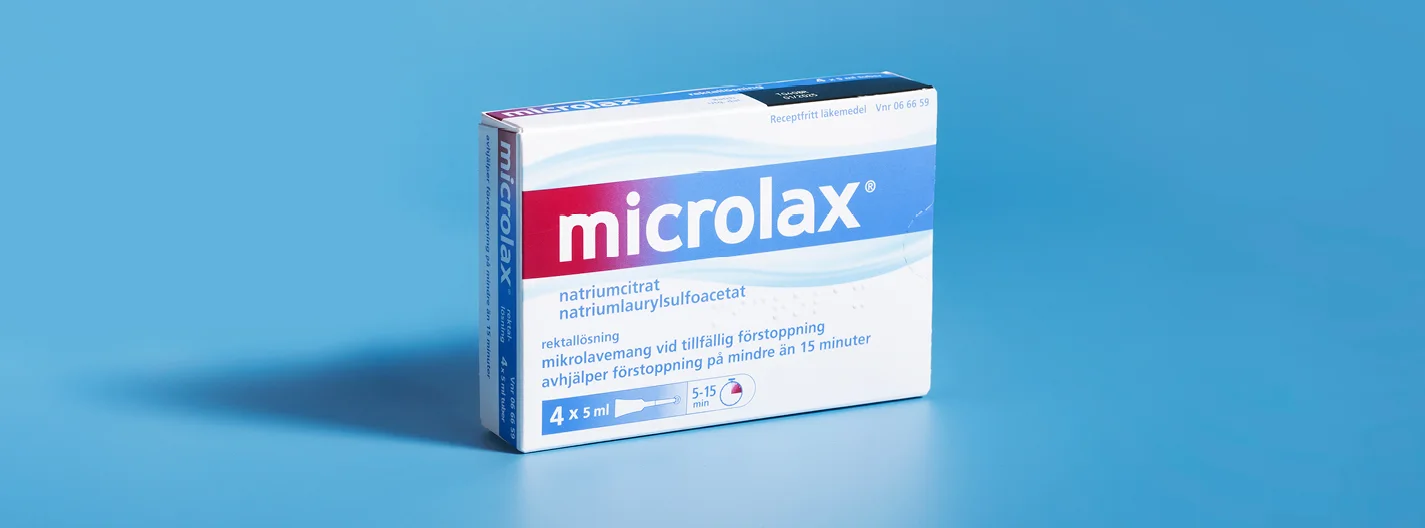 Microlax: Snabbverkande vid förstoppning - Apotek Hjärtat