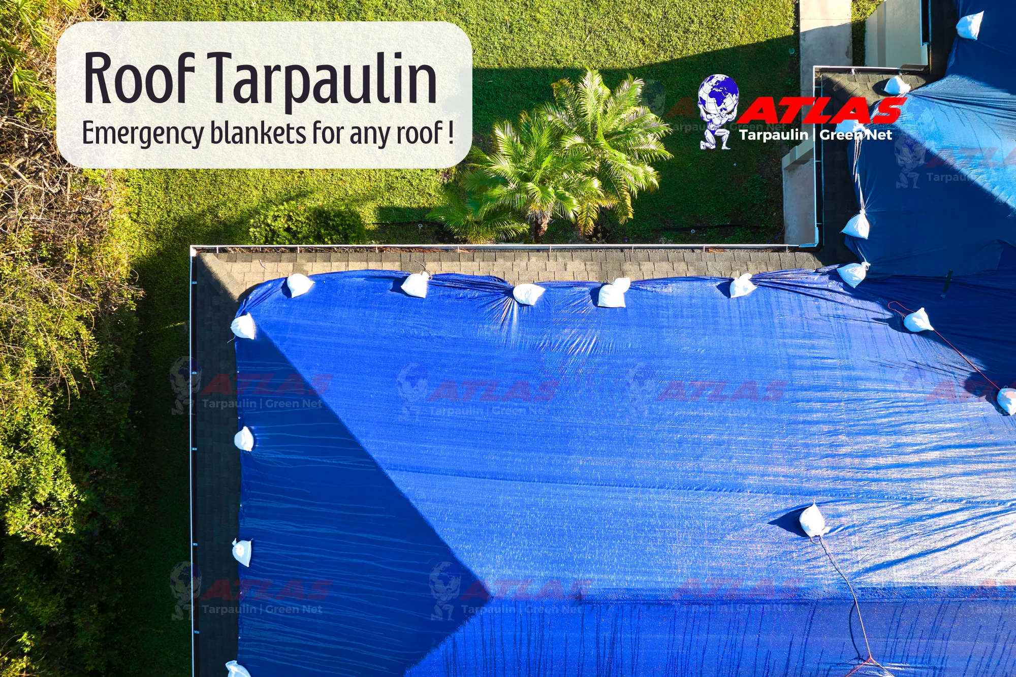 Roof Tarpaulin Sheet Cover - Emergency blankets for any roof