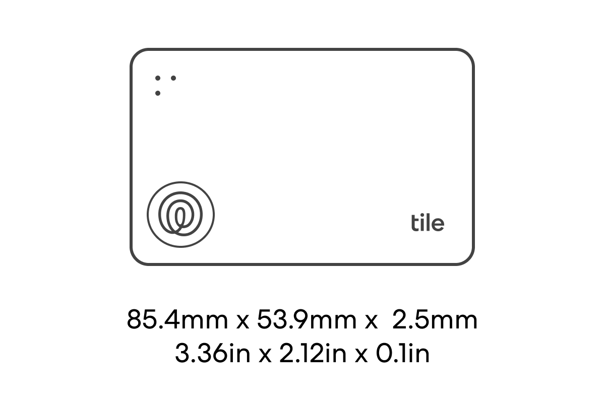 Dimensions of a Tile Slim (2024)