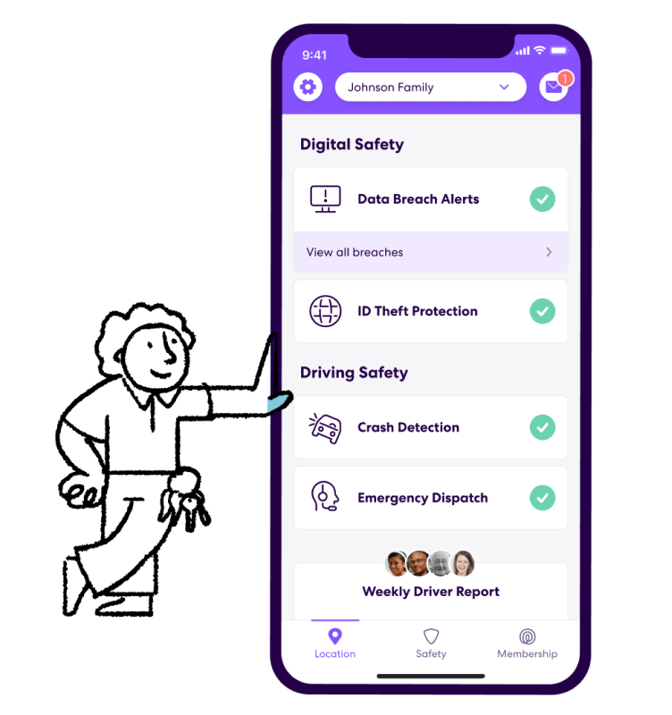 Life360 Online Safety App | Credit & Data Alerts, ID Theft