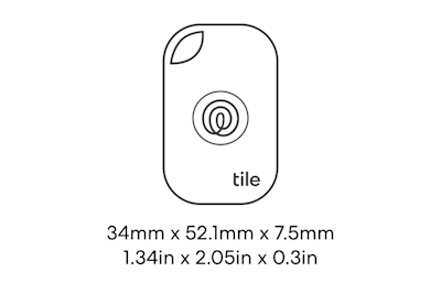 Dimensions of a Tile Pro (2024)
