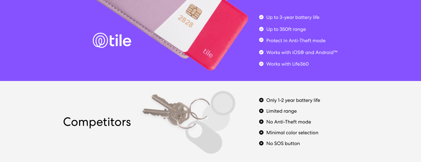 [Global] [ProductDetailPage] Tile vs Competitor Slim Desktop (2024)