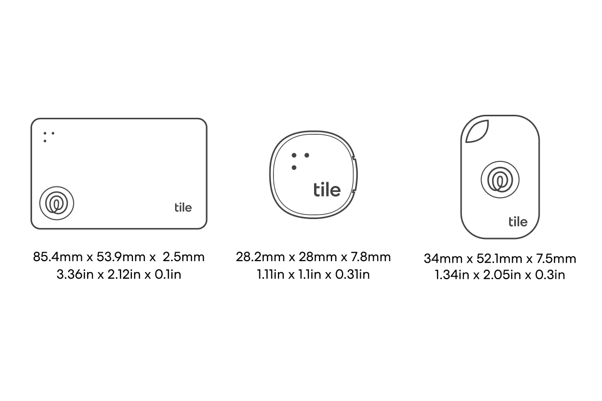 Dimensions of a Tile Pro Essentials (2024)