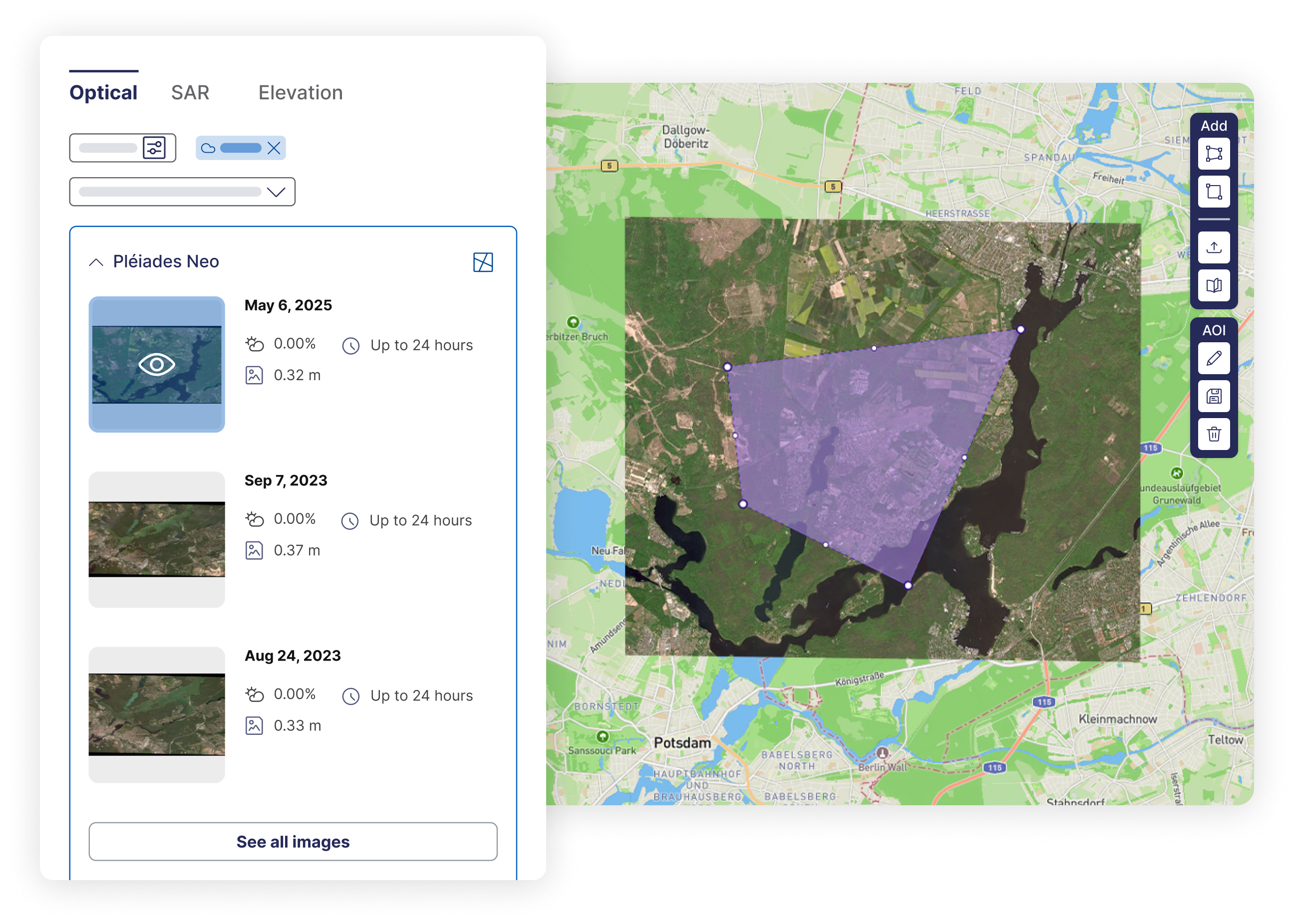 Discover Maxar's advanced geospatial intelligence · UP42