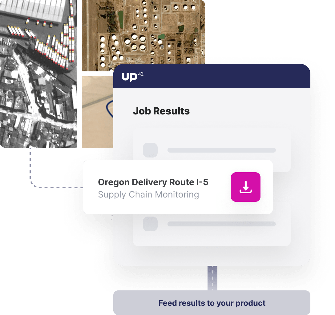 Monitor Activity At Supply Chain Hubs · UP42