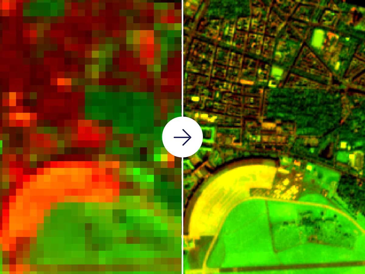 Sentinel 2 Super Resolution High Resolution For All Bands · Up42