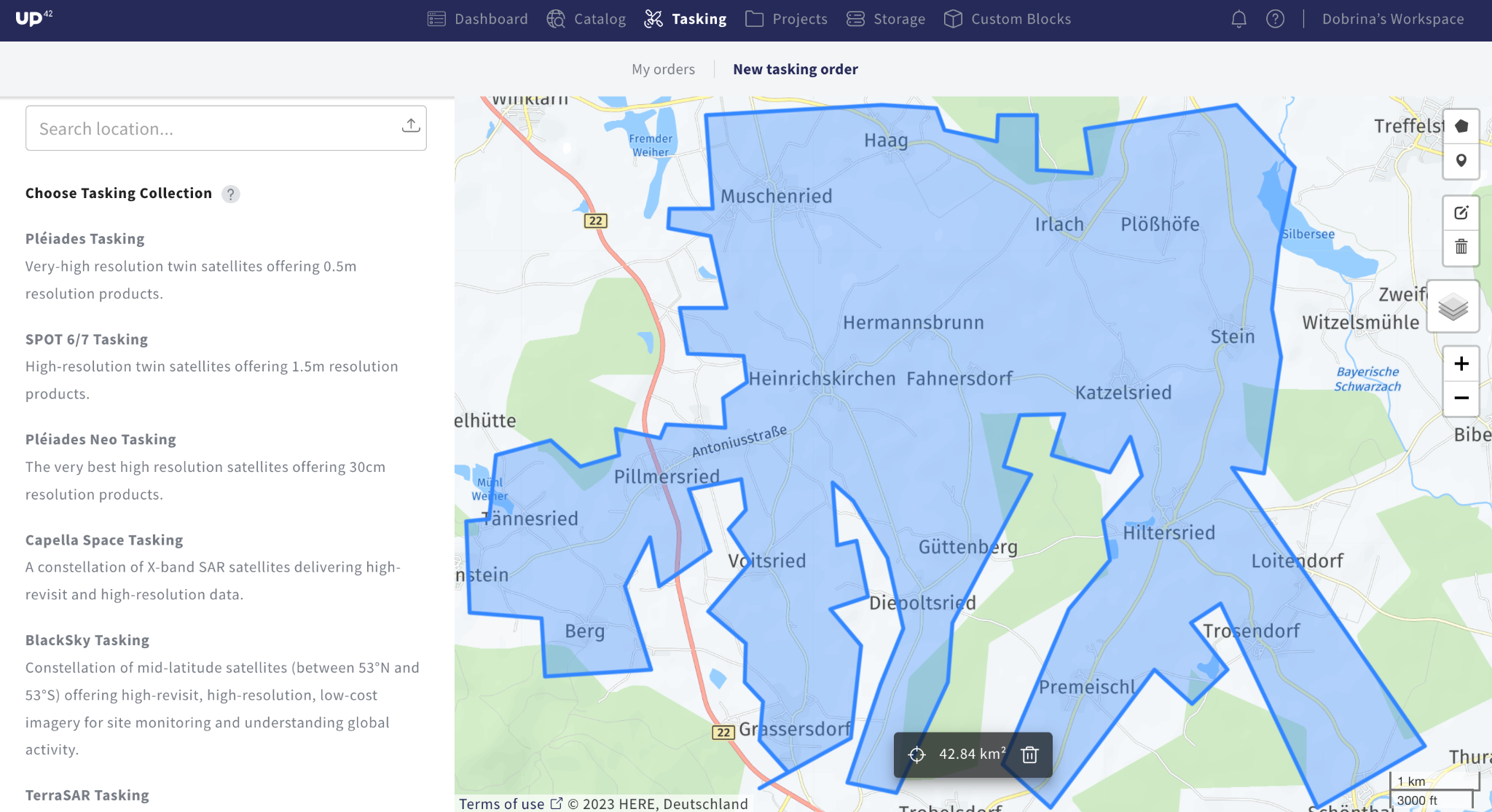 Satellite-powered vegetation management · UP42