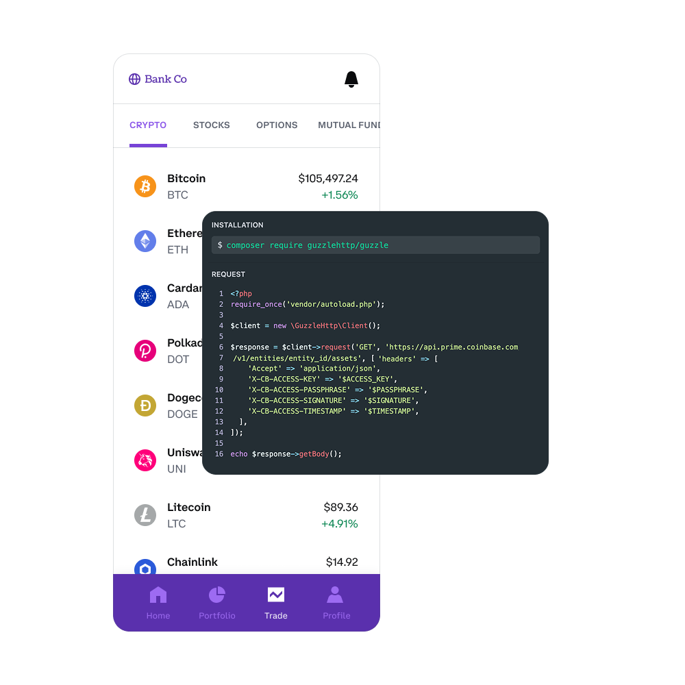 Coinbase Crypto as a Service (CaaS): All the tools you need to build digital asset products