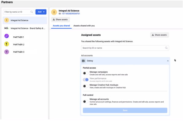 How to activate Meta Integration