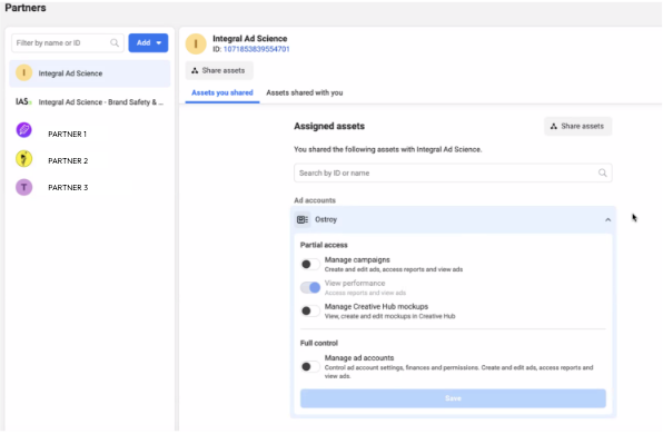 How to activate Meta Integration