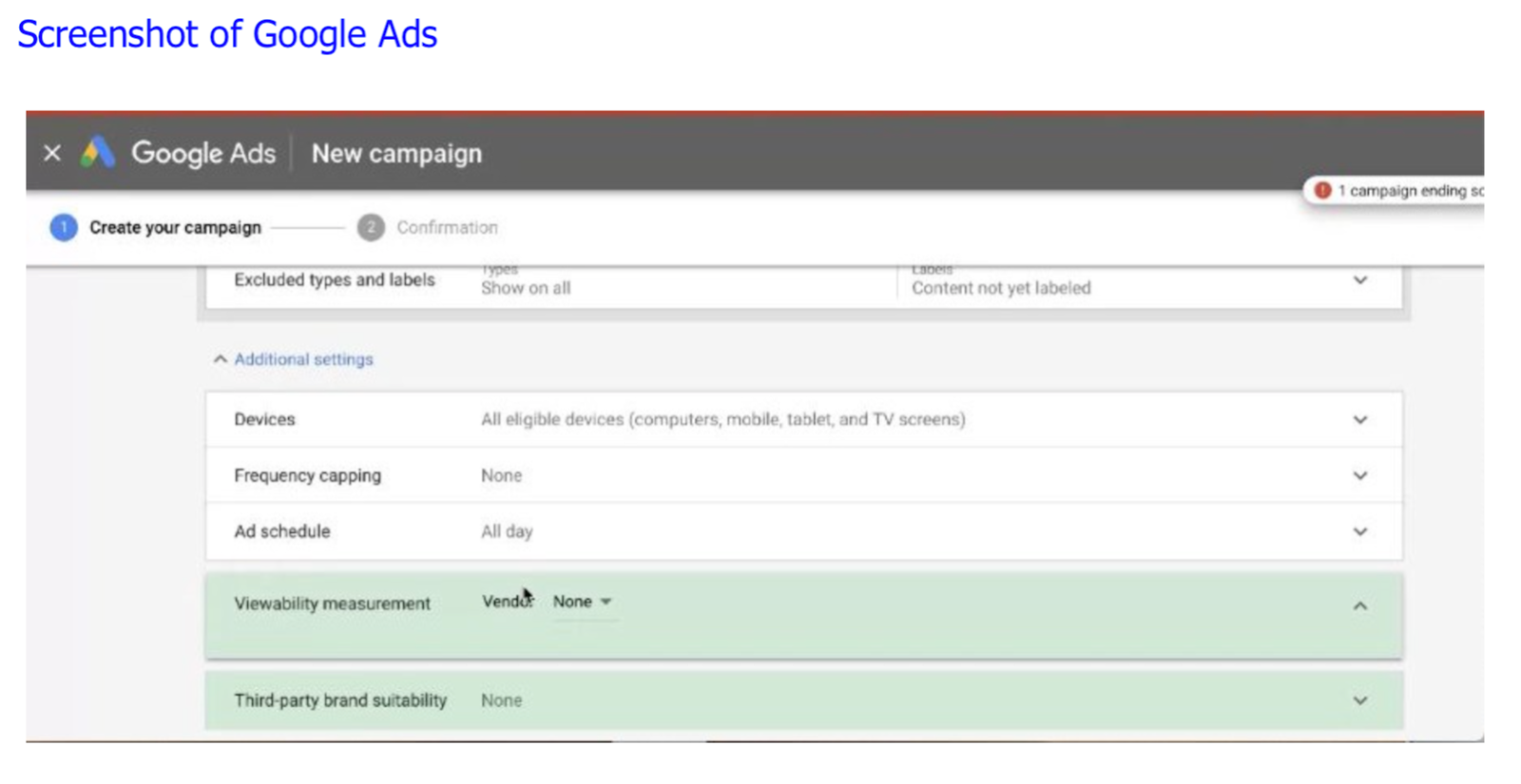 How to enable Third Party Measurement for a YouTube Campaign