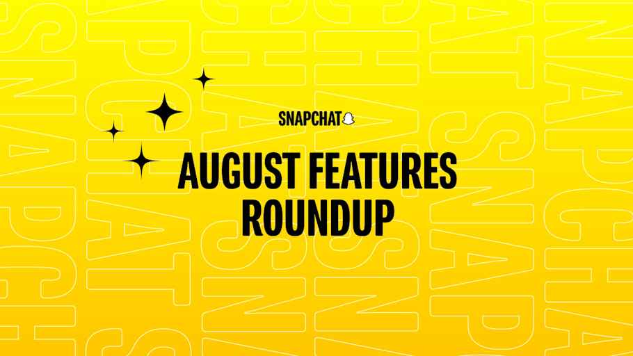 Snap, Show Up, and Set Your Own Sound: New Features to Express Yourself