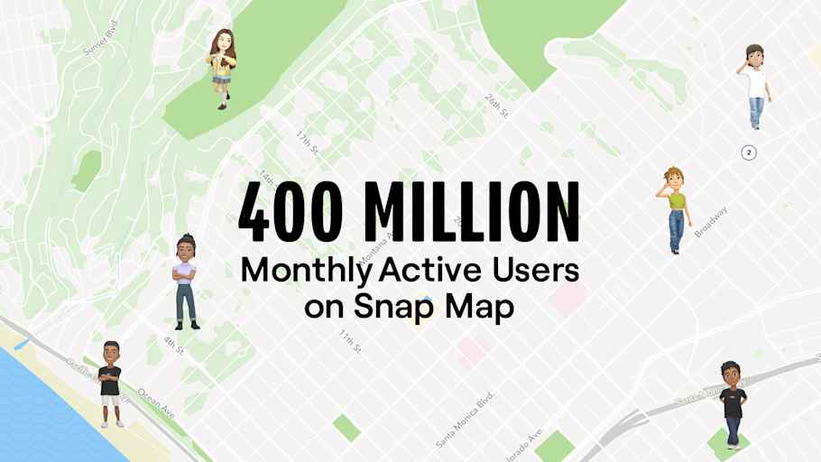 Snap Map Grows to over 400 Million Monthly Active Users!