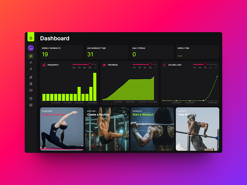 Full Stack Workout Tracker with Next 14, Prisma, & Clerk