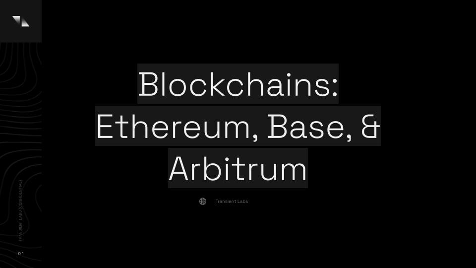 Best Blockchains for NFTs: Ethereum, Base, and Arbitrum Compared | Transient Labs