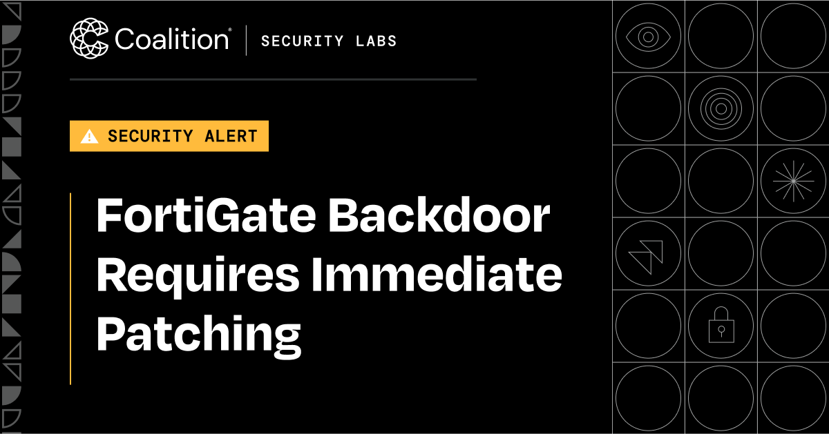 Security Alert: FortiGate Backdoor Requires Immediate Patching