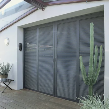 Custom aluminium sun breakers and shutters - TECHNAL