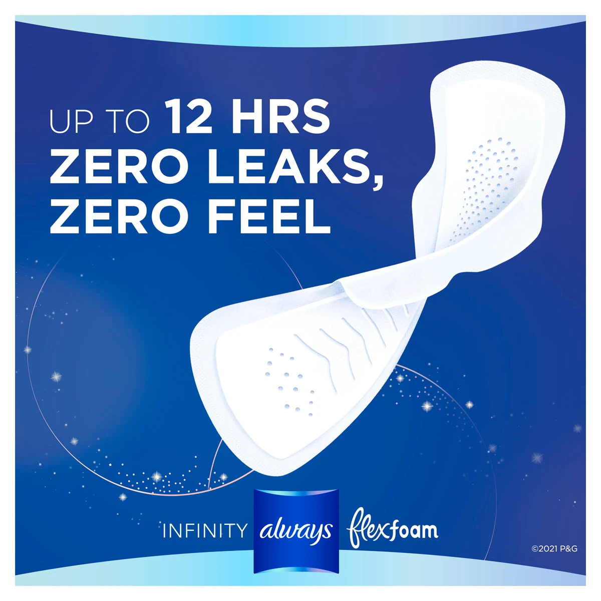Always Infinity Size 5 Extra Heavy Overnight Pads With Wings | Always®