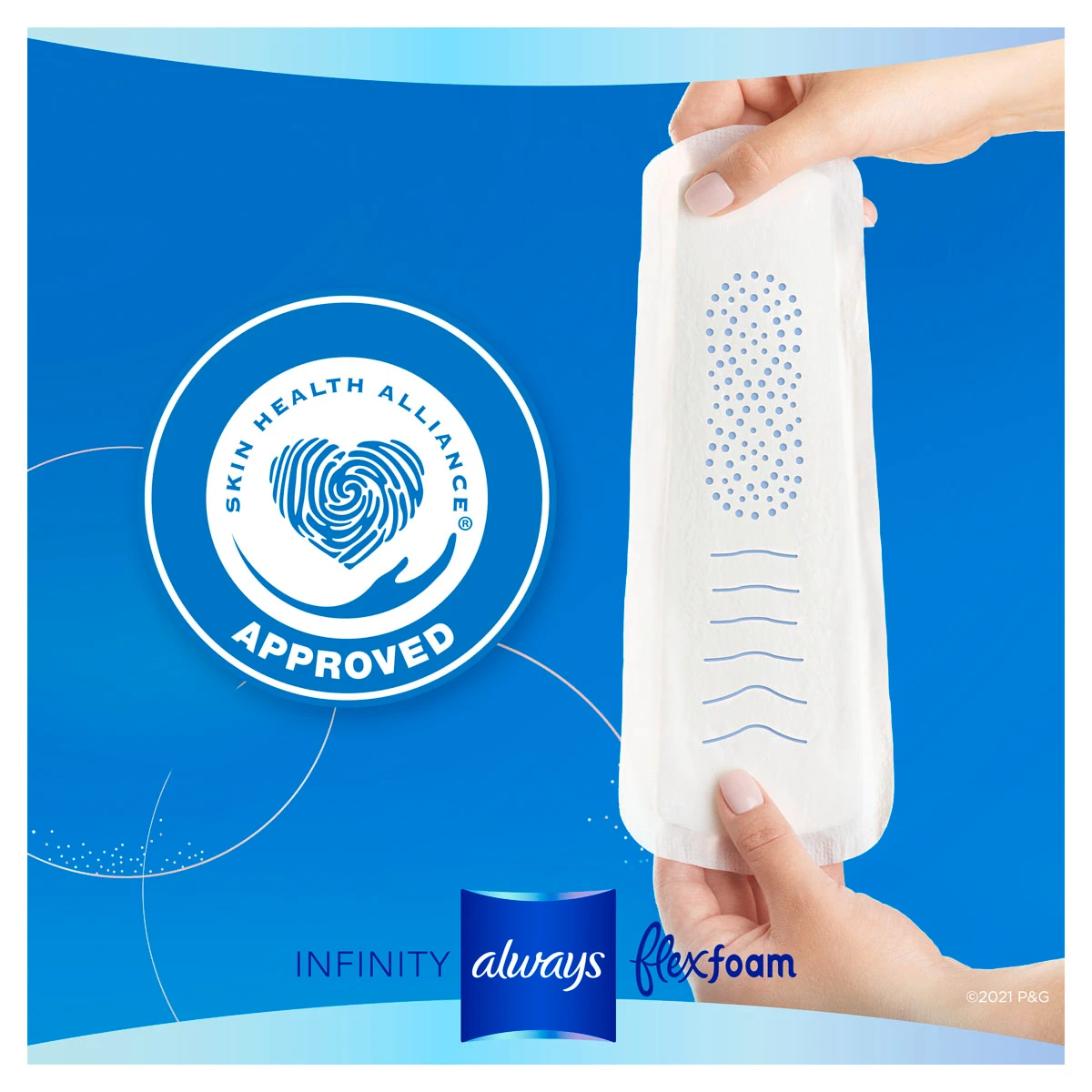 Always Infinity Size 2 Heavy Pads Non-Wing | Always®