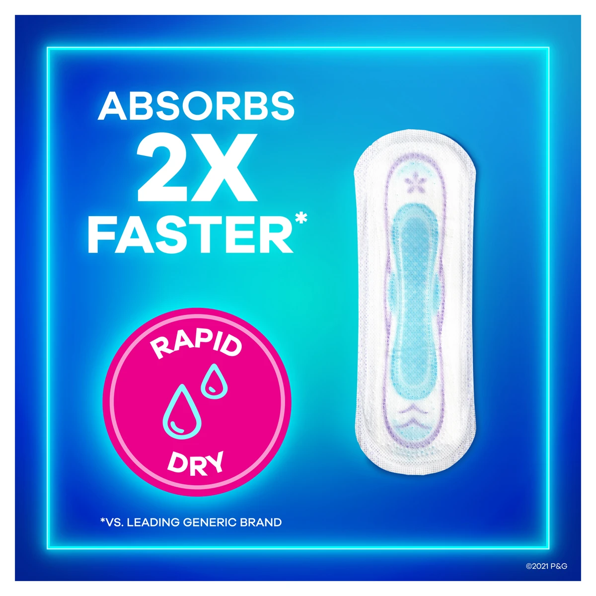 Always Ultra Thin Size 2 Super Pads Without Wings | Always®