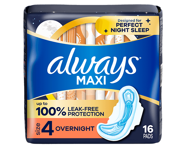 always for heavy flow