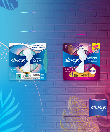 Always® Feminine Products and Menstrual Information