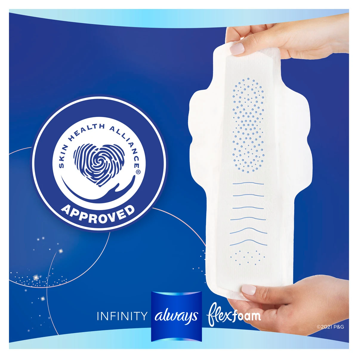 Always Infinity Size 4 Overnight Pads With Wings | Always®