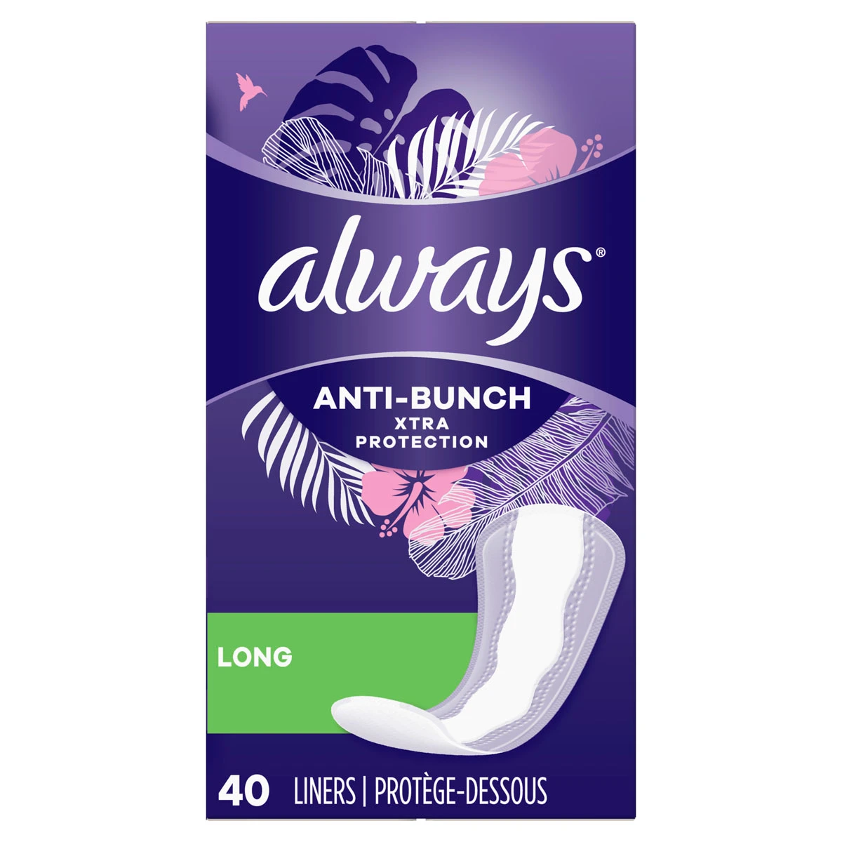 Always Xtra Protection Long Daily Liners (Unscented) | Always®