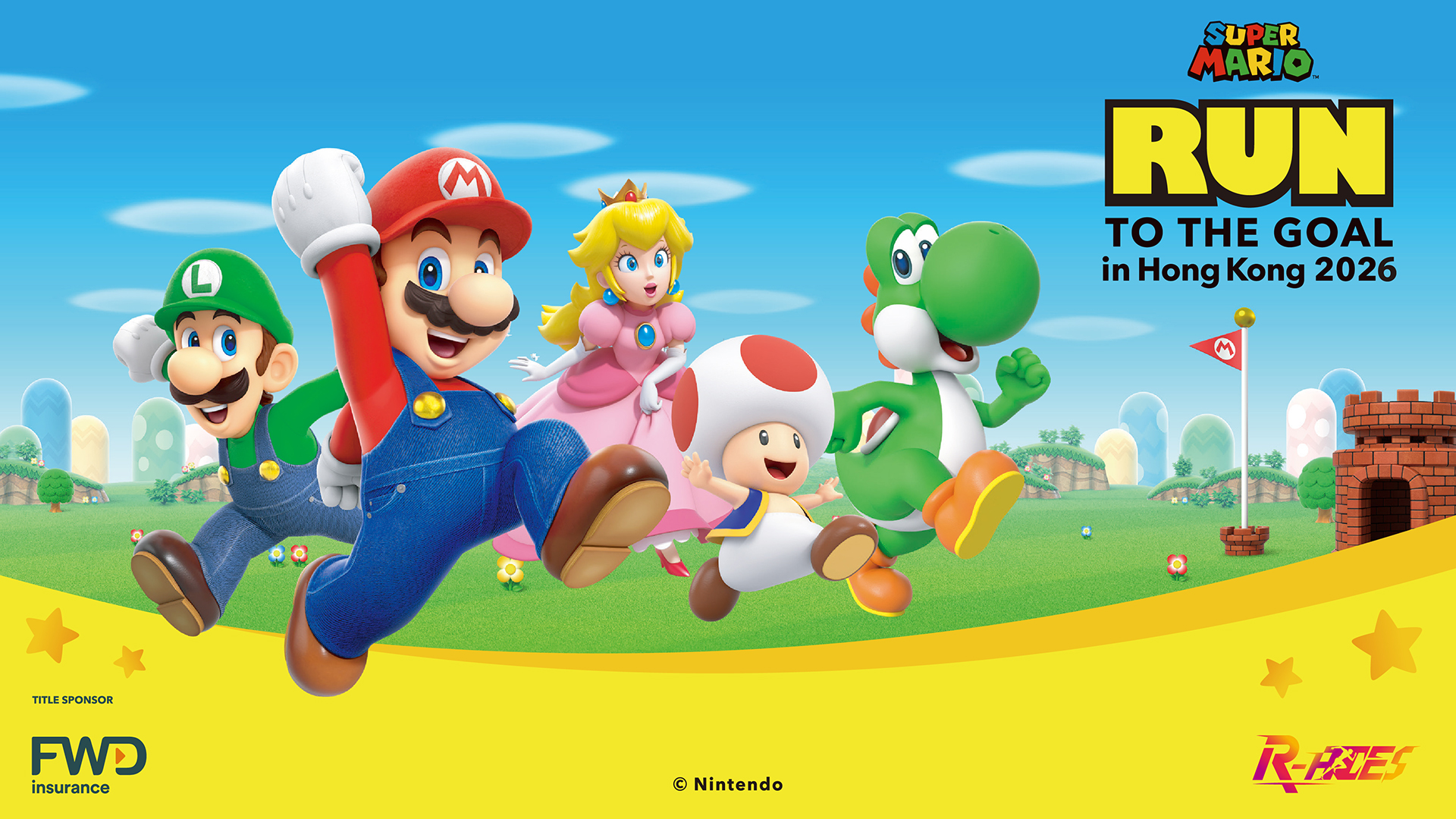 超級瑪利歐主題跑「SUPER MARIO: RUN TO THE GOAL」即將於香港舉辦，10月14日（二）起開放公眾報名 ...