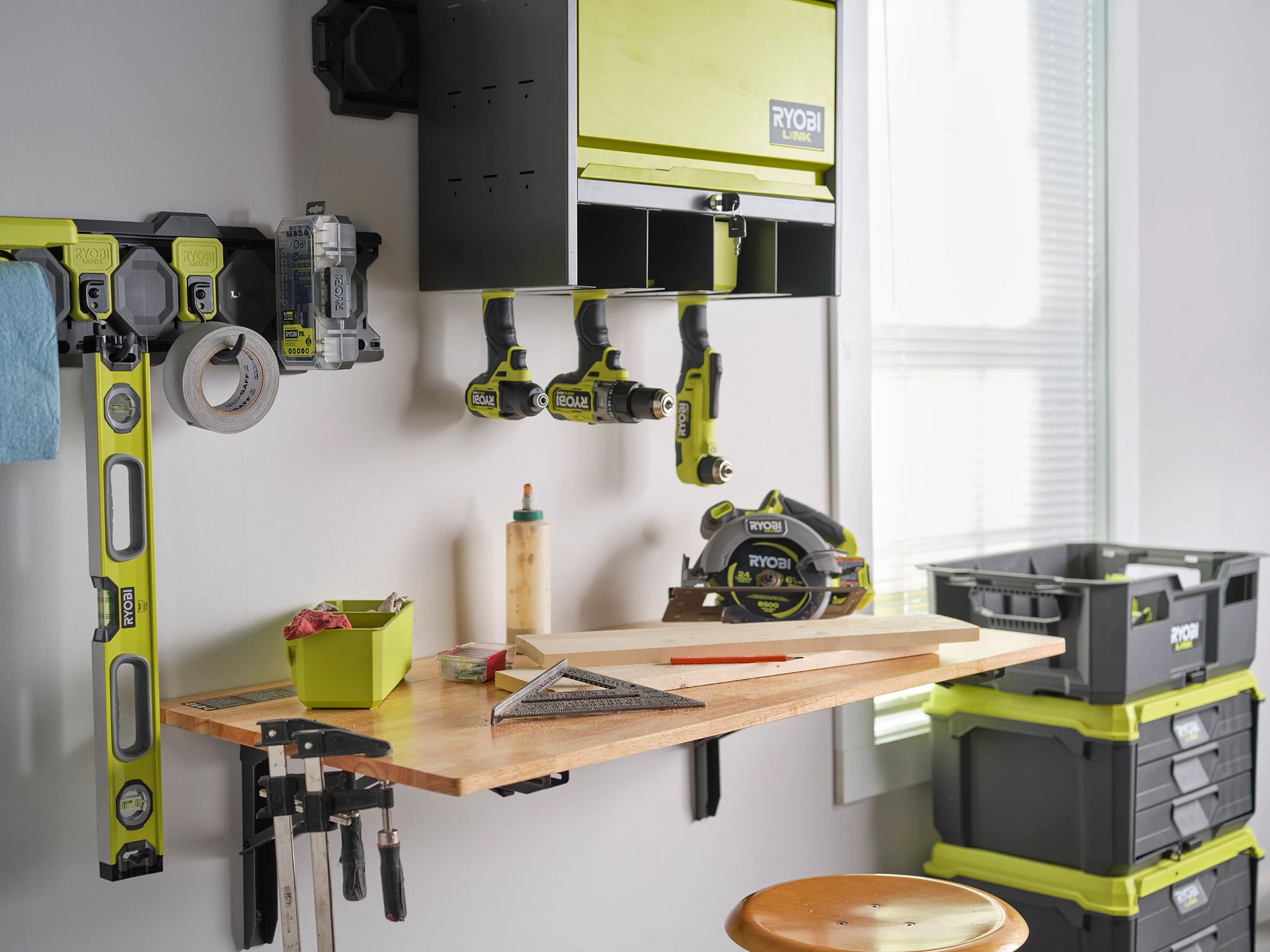 Stowaway Wall Mounted Workbench | RYOBI Tools