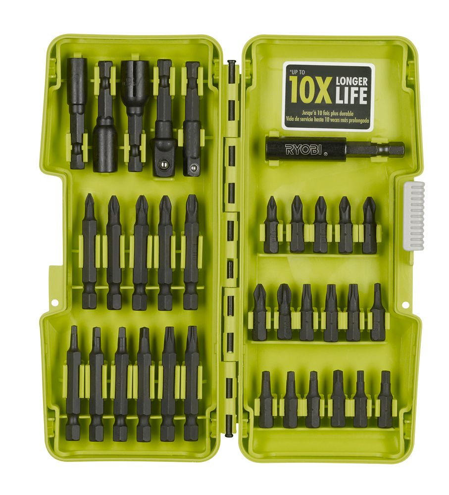 Impact Rated Steel Driving Bit Kit (34-Piece) | RYOBI Tools