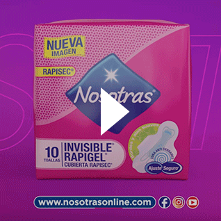 Toallas Nosotras Invisible Rapigel