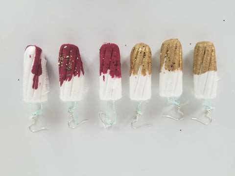 How to Make DIY Tampon Earrings