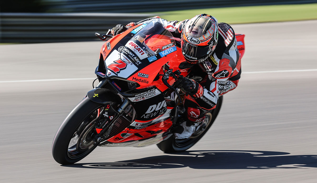 The Real Josh Herrin Stands Up During Friday’s Supersport Action at ...