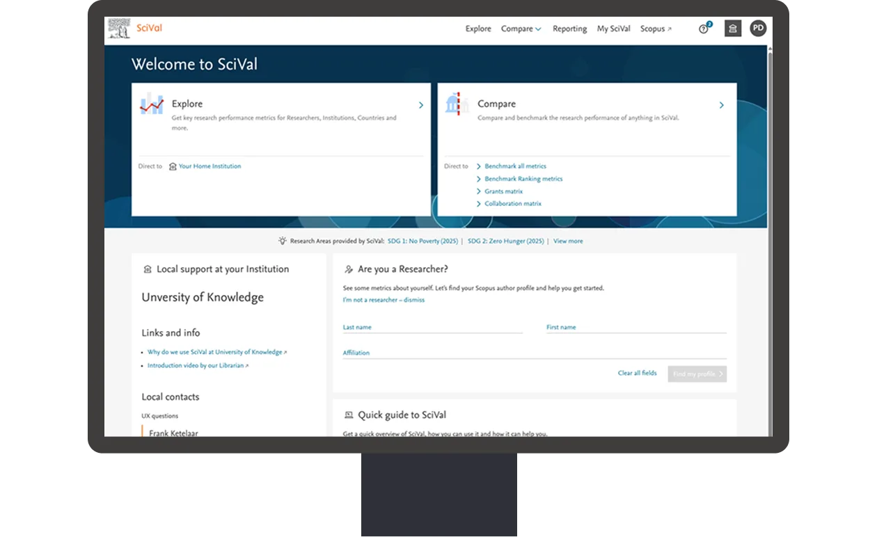 SciVal | Research performance assessment solution | Elsevier