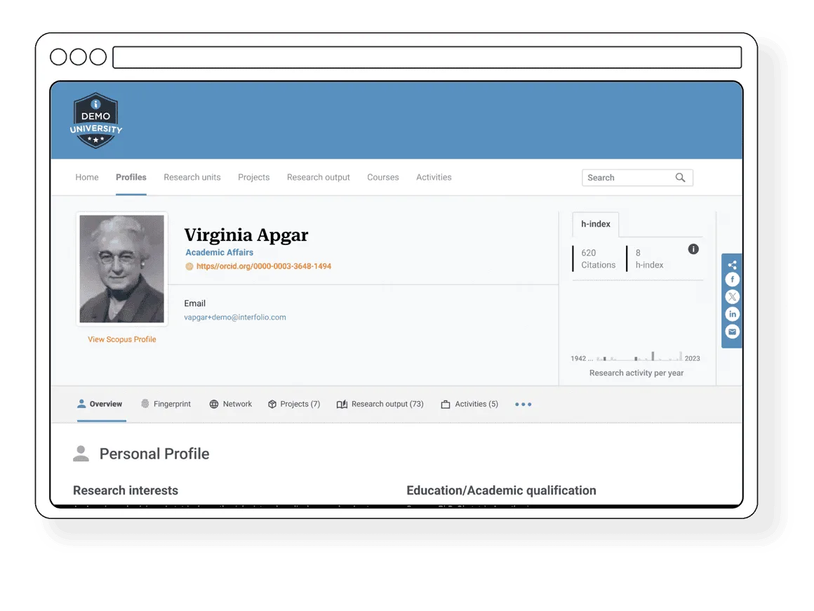 Centralize academic data for strategic insights