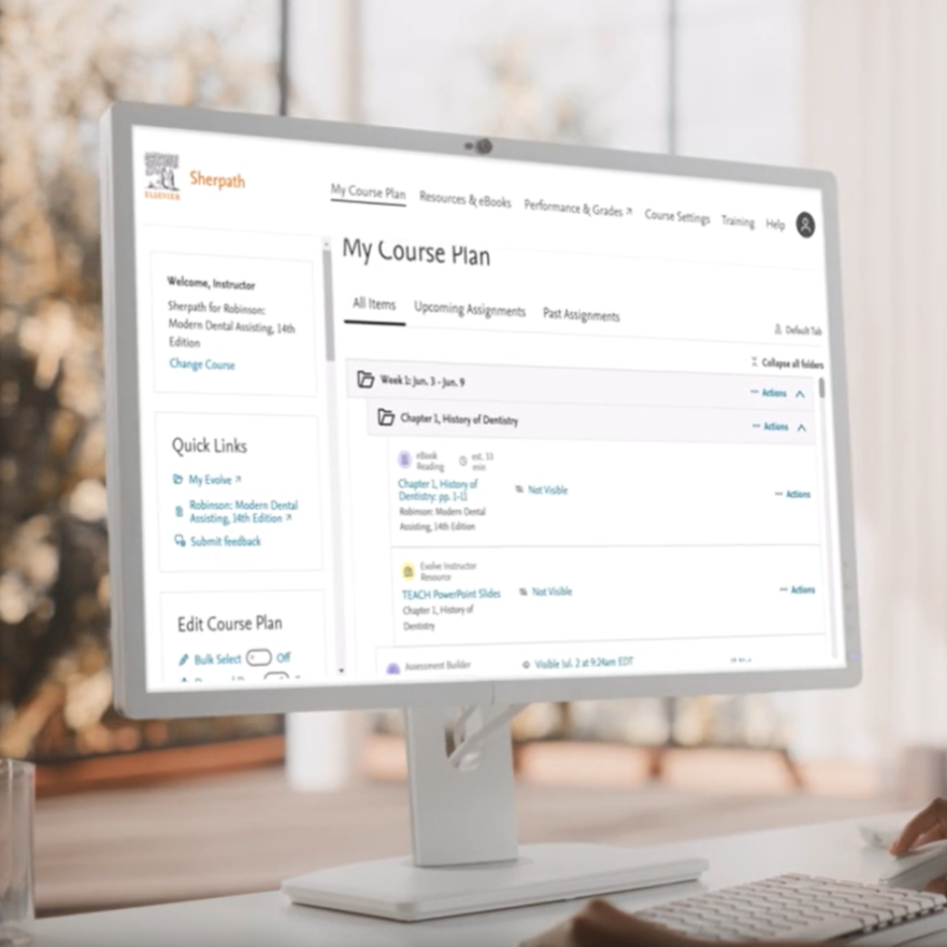 Sherpath for Dental Assisting powers your trusted Elsevier texts with ...