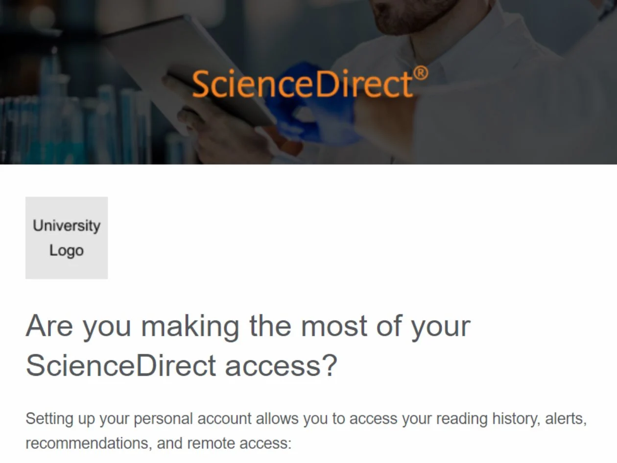 ScienceDirect toolkit