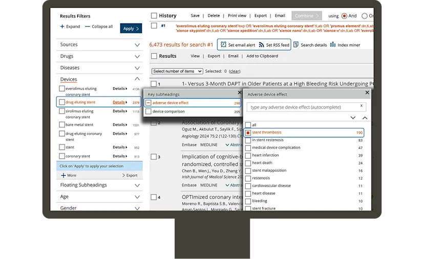 Embase for medical device compliance and development | Elsevier