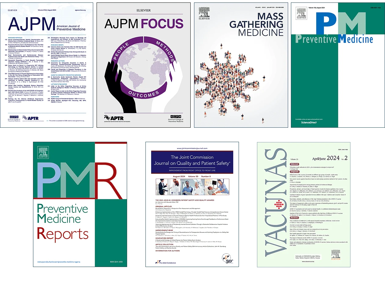 Elsevier's Public Health, Epidemiology, & Preventive Medicine journals ...