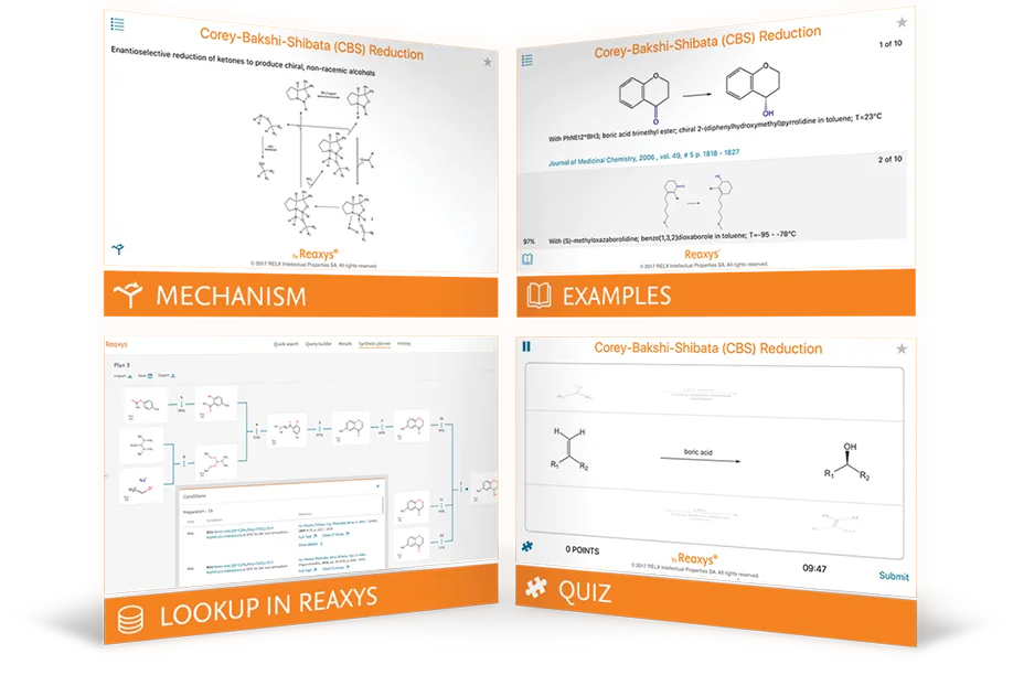 Reaxys Reaction Flash 应用程序 | Elsevier
