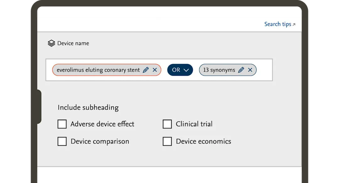 Embase for medical device compliance and development | Elsevier