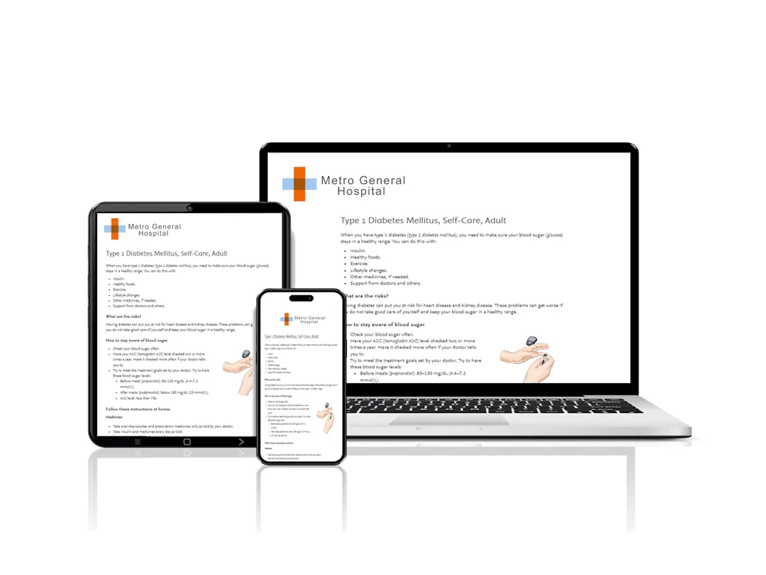 Consistent patient education across care settings | Custom Patient ...