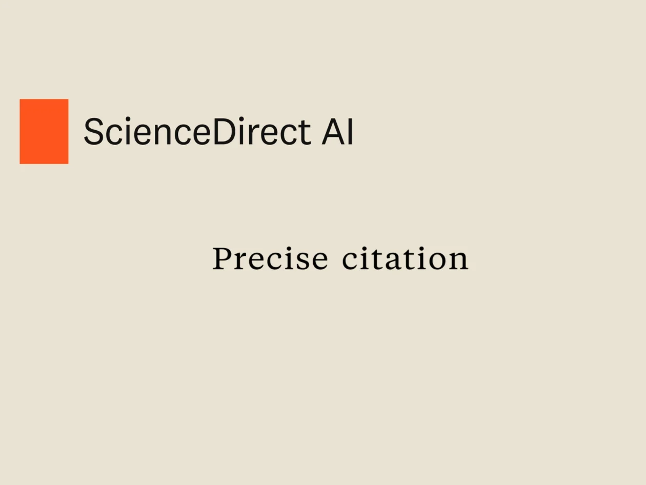 ScienceDirect AI | Elsevier