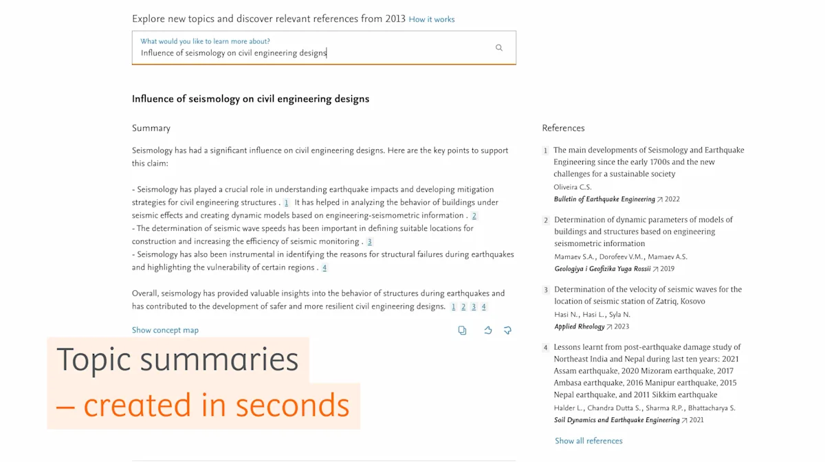 Scopus AI: Trusted content. Powered by responsible AI.